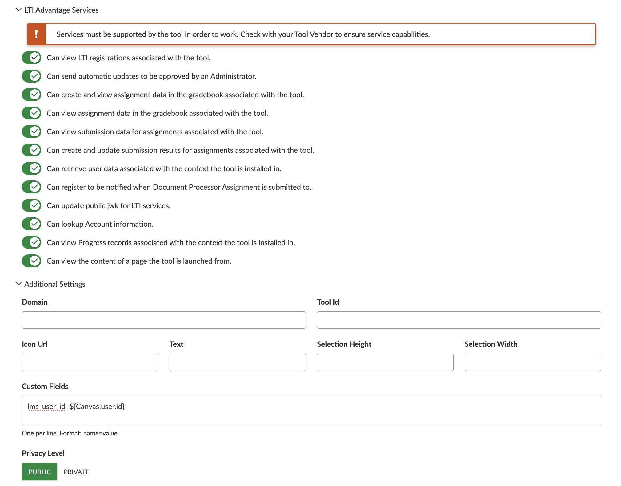 LTI 1.3 - Canvas Installation – ProctorU